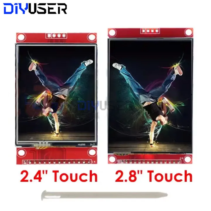 Touch Panel 2.4 2.8 Inch SPI TFT LCD ILI9341 Driver Chip Serial Port ...