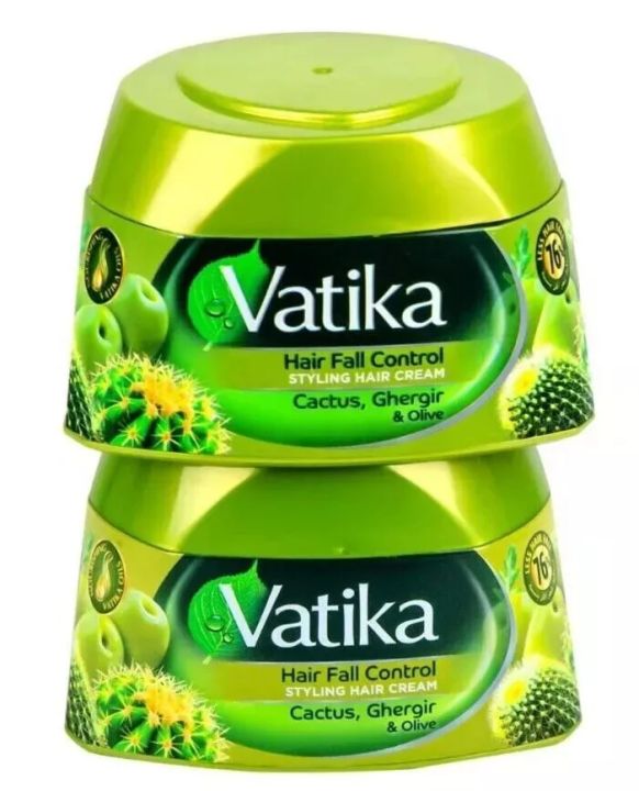 Dabur Vatika Hair Fall Control Styling Hair Cream Cactus Ghergir (Pack ...