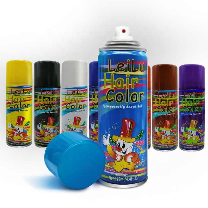 Leilu Temporary Fashion Hair Color Temporary Beautiful Hair Spray For ...