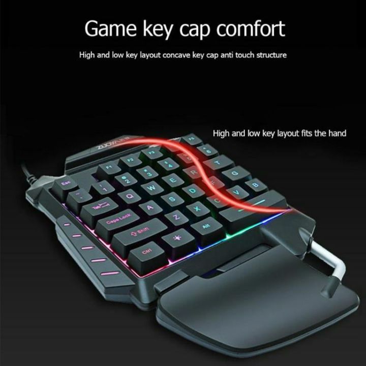 One Hand Keyboard Mechanical Keyboard Suitable for Mobile Phones and ...