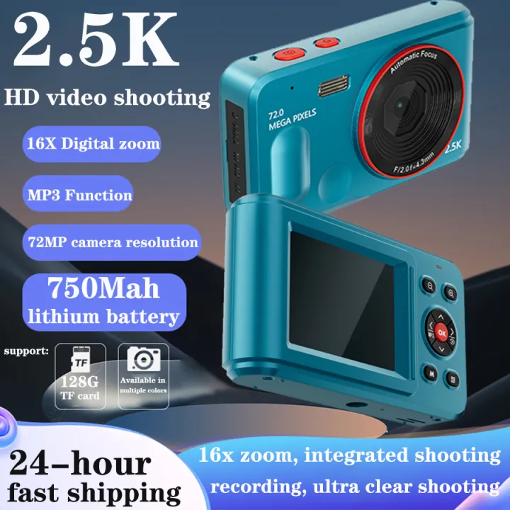 HD 1080P 2.4 inch digital Camera Rechargeable Cameras with 16x Zoom ...