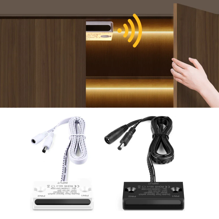 Door Sensor Control Switch DC12V-24V Double Side Induction For LED ...