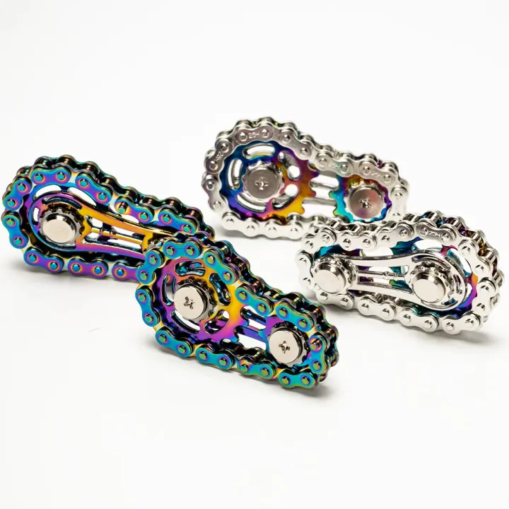 Bicycle Chain Finger Spinner, Silent CNC Machined Stainless Steel Gear ...