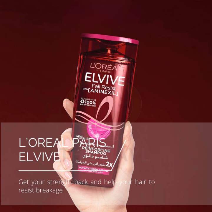 LOREAL Elvive Fall Resist Reinforcing Shampoo 400ml | Daraz.lk