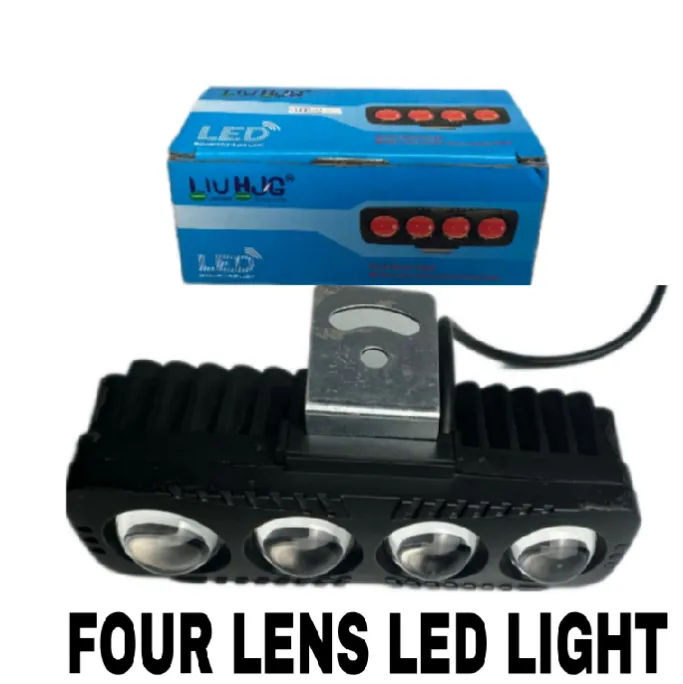 Lens Light Four Bike Four Lens LED Light Wit Red Devil Eye Lens Light ...