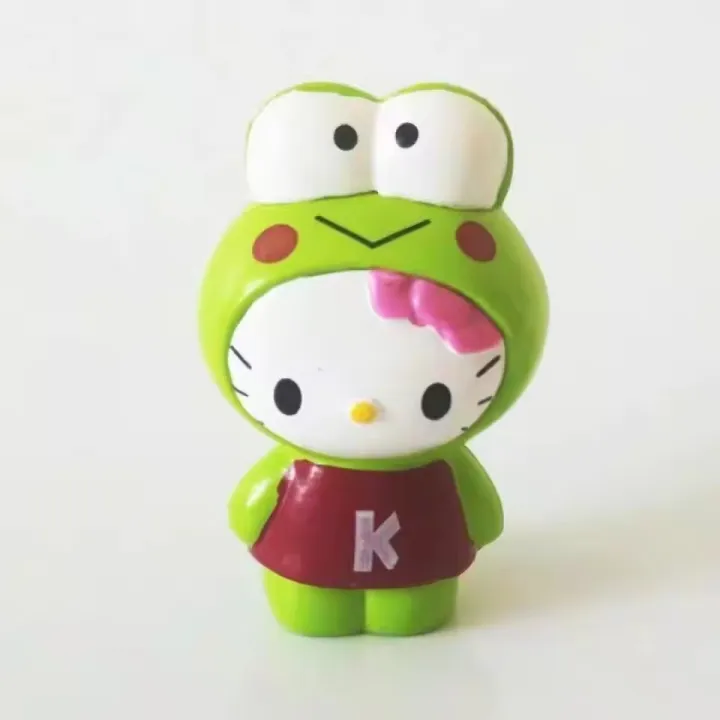 New 6pcs/Set Anime Sanrio Hello Kitty Action Figure Toys Cute Kuromi ...