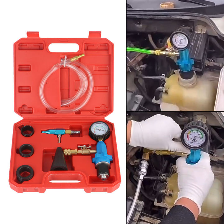 Auto Engine Cooling System Vacuum Purge Water Tank Coolant Refill Tool ...