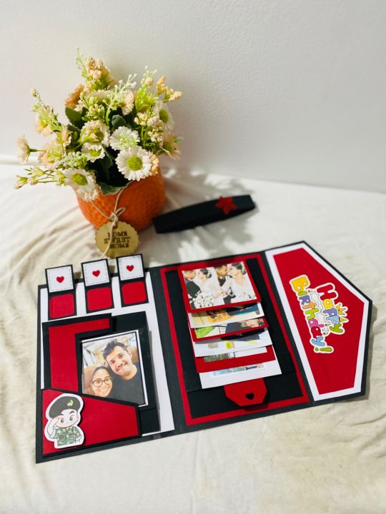 Mini Scrapbook card for birthday, anniversary, valentine, graduation ...