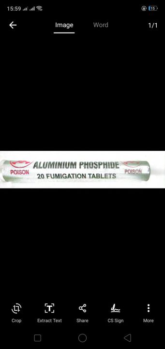 Indian Aluminum Phosphide Tablet, Charpoka Insecticide / Bug Killer ...