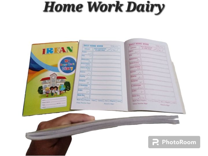 HOme WOrk DAiry of Students × 3 | Daraz.pk