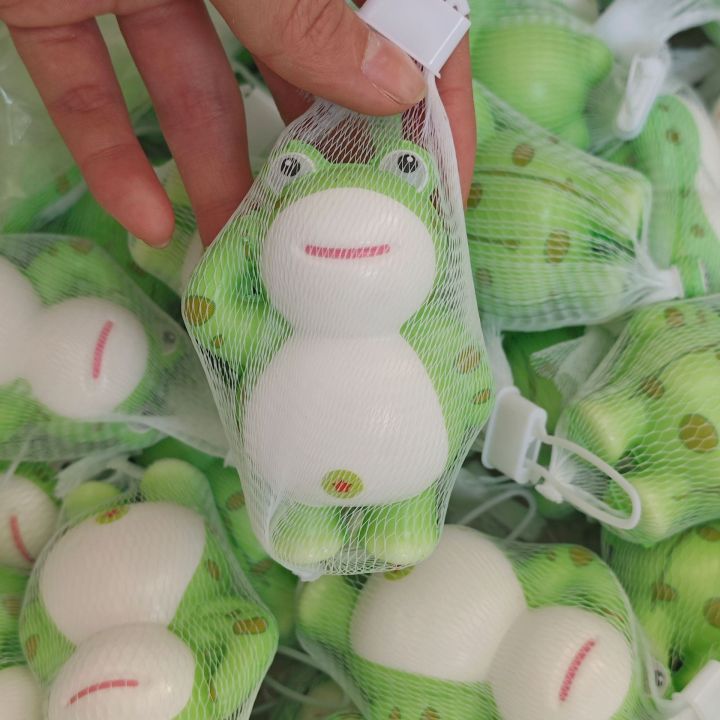 Tabas Squishy Frog - Cute Slow-Rebound Stress Relief Toy, Fun Poppable ...