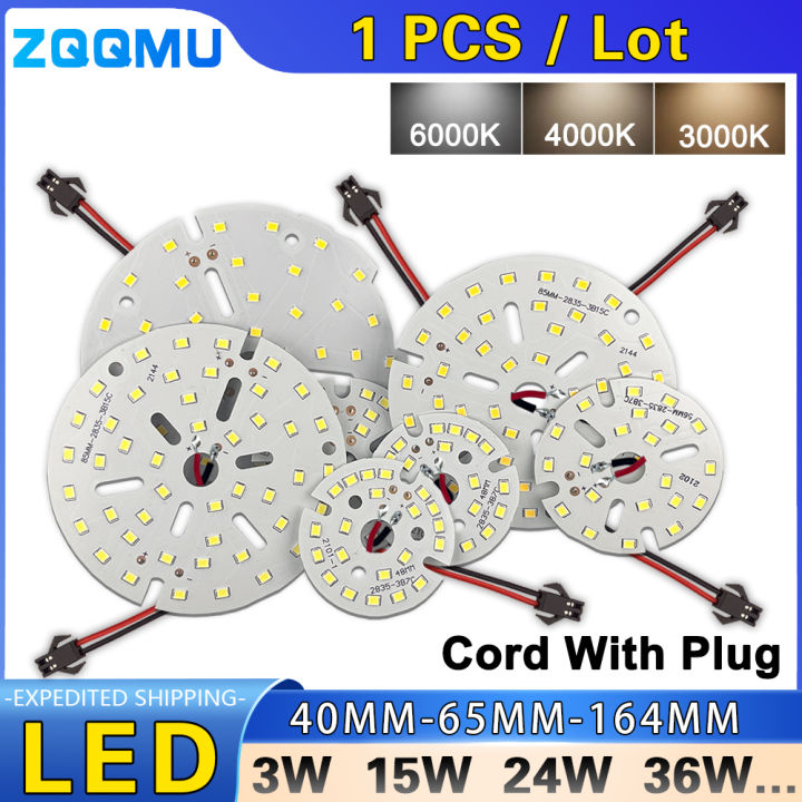 1Pcs High Bright SMD 2835 LED Light Board 3W 5W 7W 9W 12W 15W 18W 24W ...
