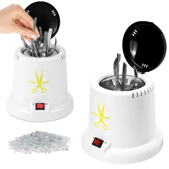 YIKOOLIN Nail Tool Sterilizer High Temperature Metal Tool Disinfect Pot ...