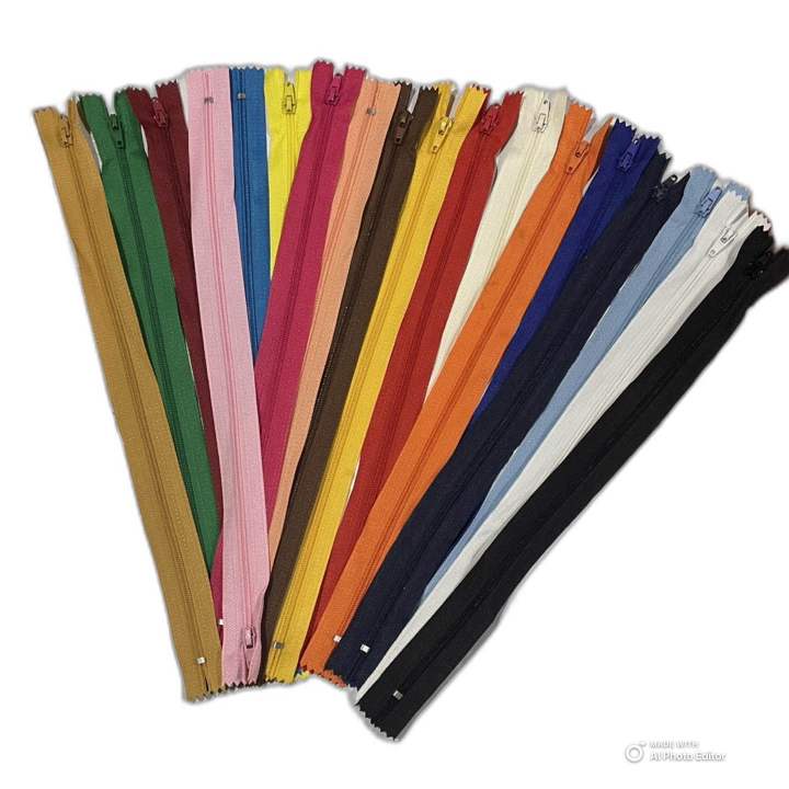 Nylon Coil Zippers Suitable For Clothing -06 Pieces Of Inch 6 / 8 Size ...
