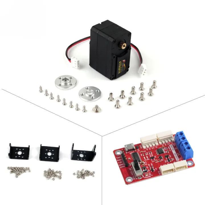 Feetech STS3215 12V 30KG High Precision Feedback Magnetic Encoding Servo RC Motor 360 Degrees ...