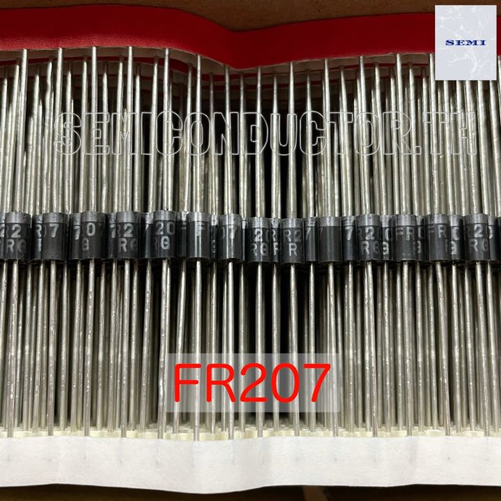 (100 pcs) fr207 diode fast recovery rectifier diode 2A 1,000V | Shop.com.mm