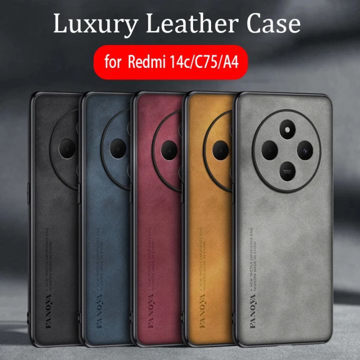 Luxury Mr Business Leather Shockproof Phone Case For Redmi A4 A3Pro A3 ...