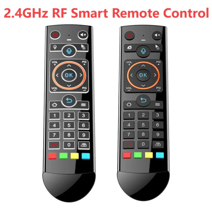 Q2 TV Backlight Air Mouse Gyroscope Wireless IR Learning 2.4GHz RF ...