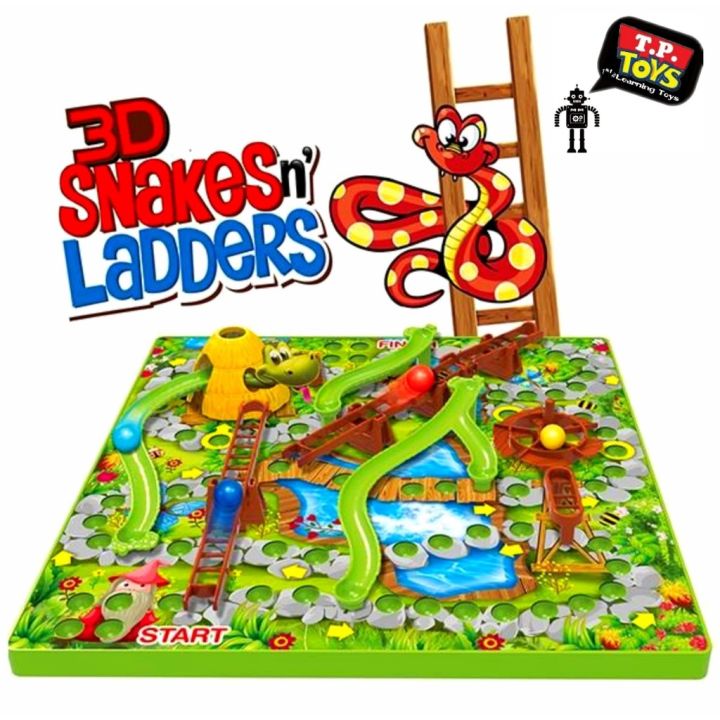 New 3D snake n' Ladder board game new snake ladder fun | Shop.com.mm