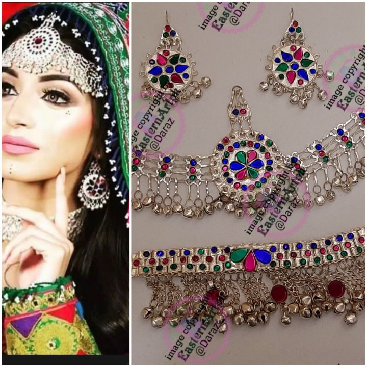 Turkish Jewellery Set Afghani Jewllery Pathani Jewllery | Daraz.pk
