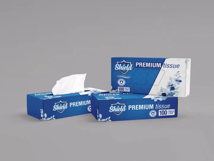 Shield Premium Box Tissue (100 pulls) | Daraz.com.np