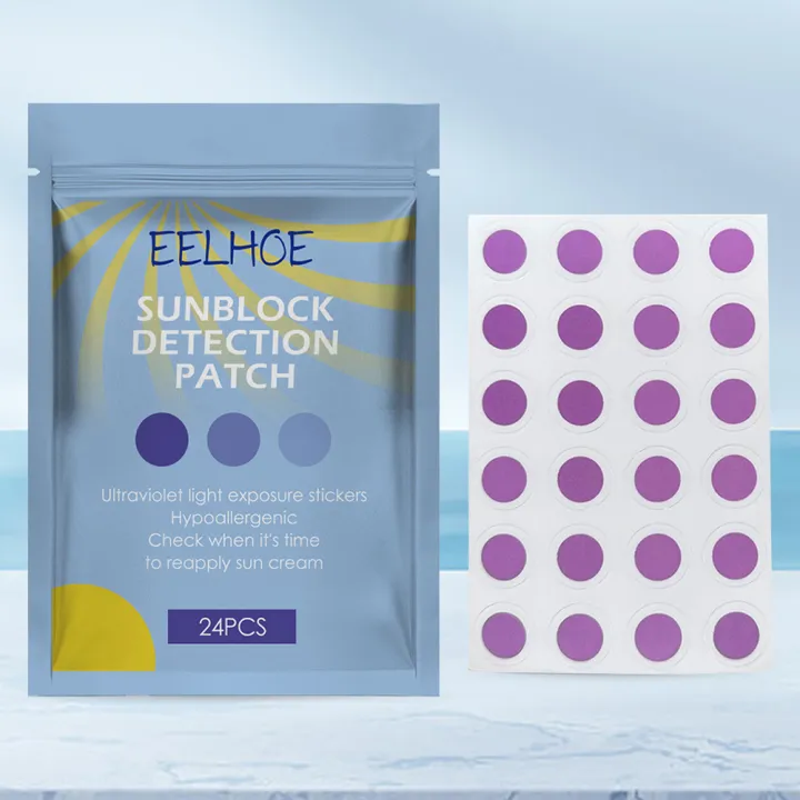 24PCS Natural Patch Changes Color When Reapplying Sunscreen UV ...