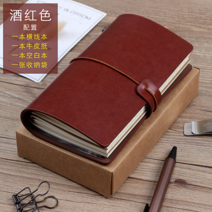 Creative Notebook Travel Ledger A6 Loose-leaf Simple Diary Retro ...
