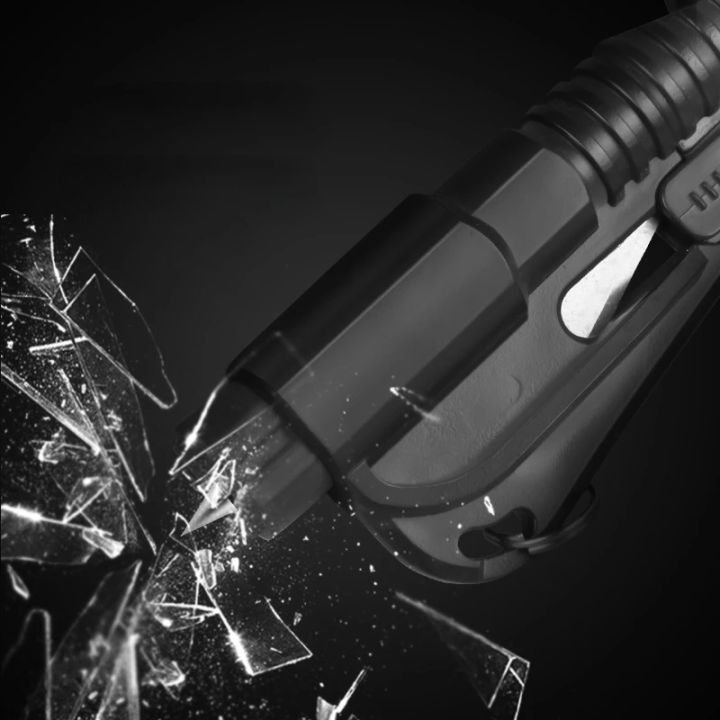 Mini Safety Hammer Car Emergency Rescue Kit Key Chain Knife Life Saving ...