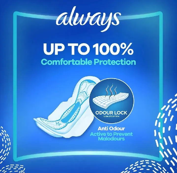 Ultra Thin Sanitary Pads with Wings – Extra Long & Leak Protection ...