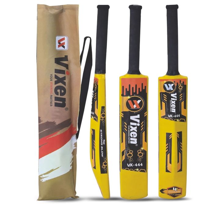 Vixen Plastic Cricket Bat VX-444 With Free 1 Piece Wind Ball ( Practice ...