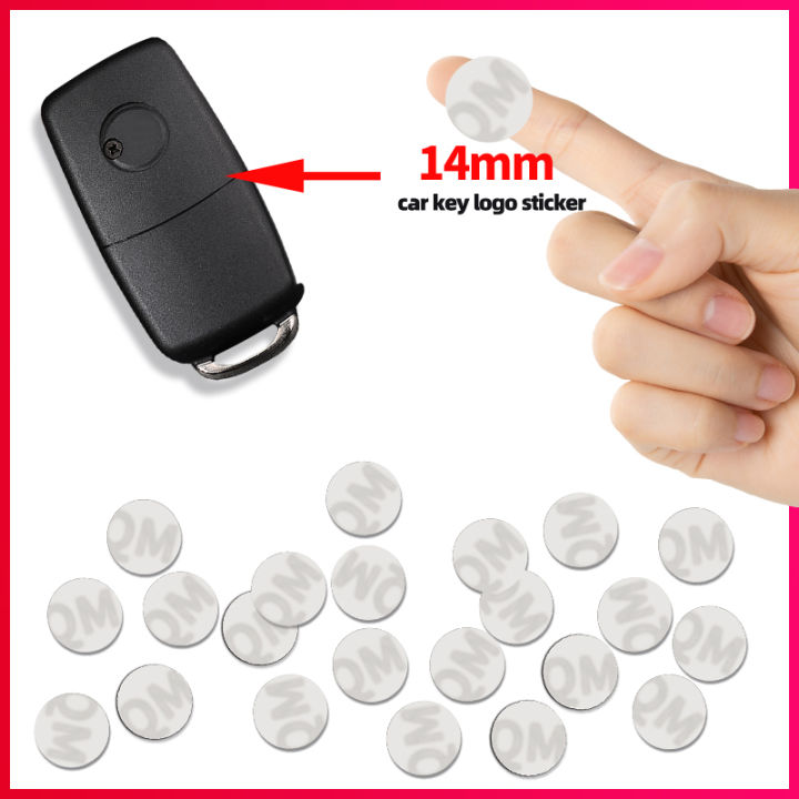 14MM Car Key Sticker Logo Key Shell Remote Sticker For Toyota Corolla ...