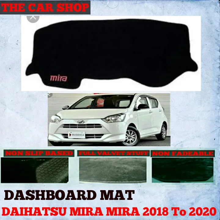 DASHBOARD MAT Valvet MIRA 2018 TO 2021 | Daraz.pk