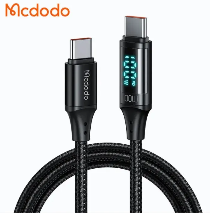 Mcdodo USB C Cable Type C Fast Charging Cable 4ft with Digital Wattage ...