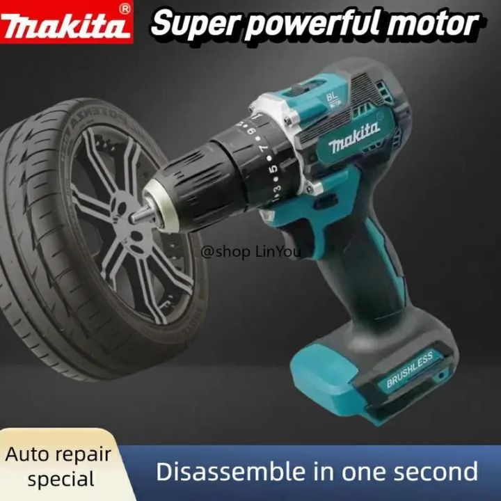 Makita DDF487 10mm Brushless 18V lithium electric rechargeable impact ...