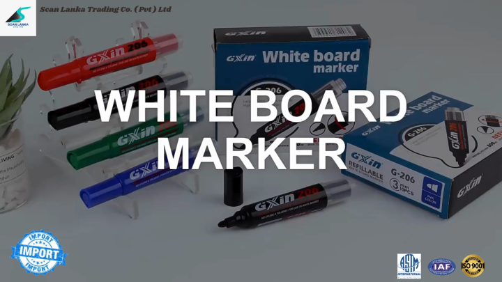Gxin - 206 High Quality Refillable White Board Marker with Ink ...