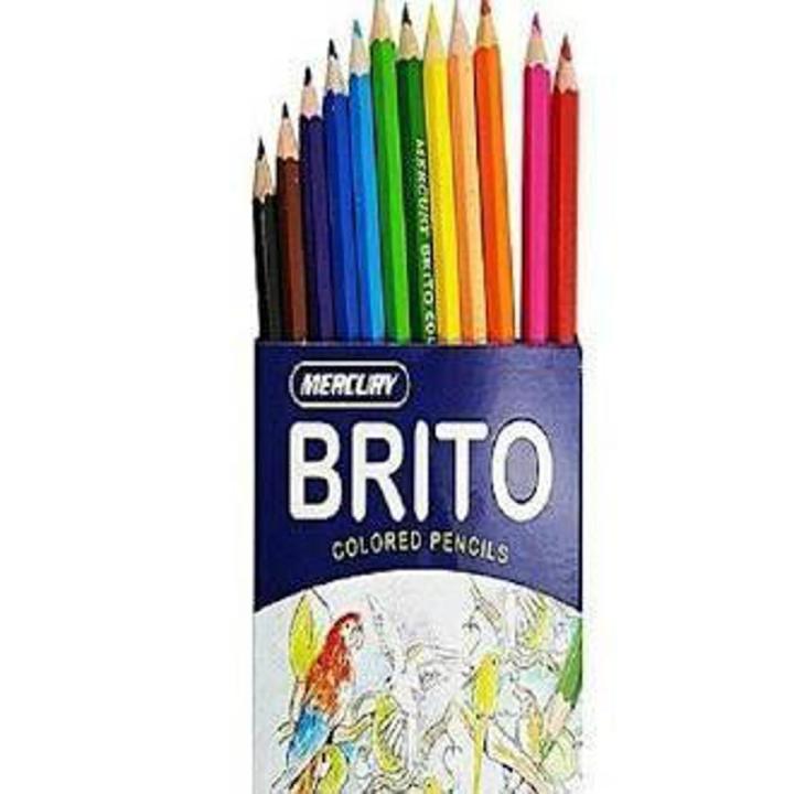color pencil one pkt -12 colors | Daraz.pk