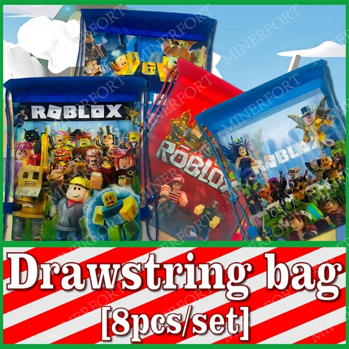 ROBLOX Game Drawstring Gift Bag Anime Funny Characters for Roping ...