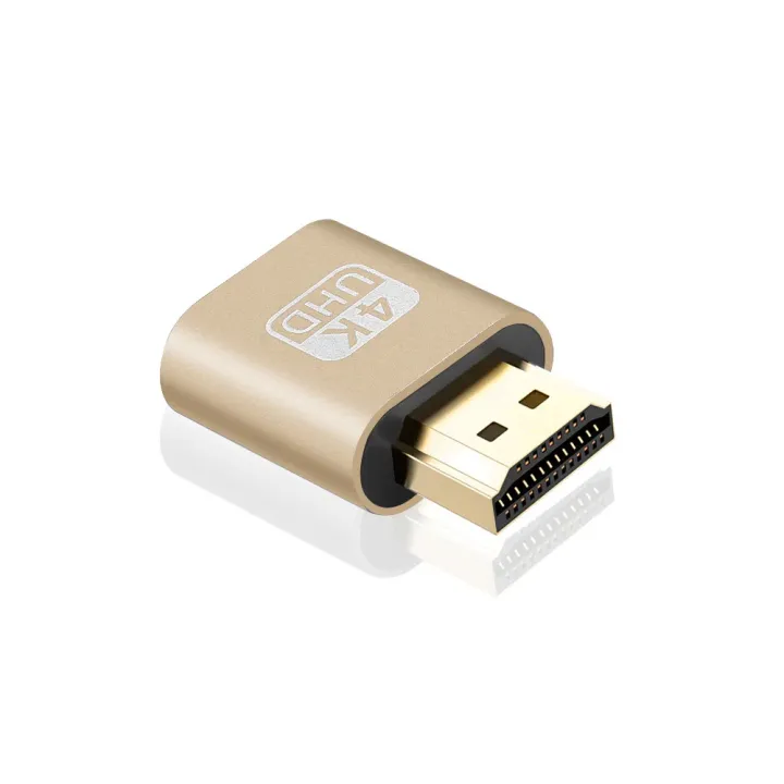1pcs VGA Virtual Display Adapter HDMI-compatible 1.4 DDC EDID Dummy ...