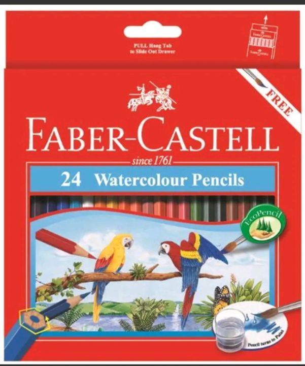 Faber castell water soluble 24 PCs | Daraz.pk