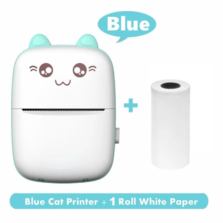 Cute HD Photo Printer Mini Drucker Thermal Adhesive Label Portable ...