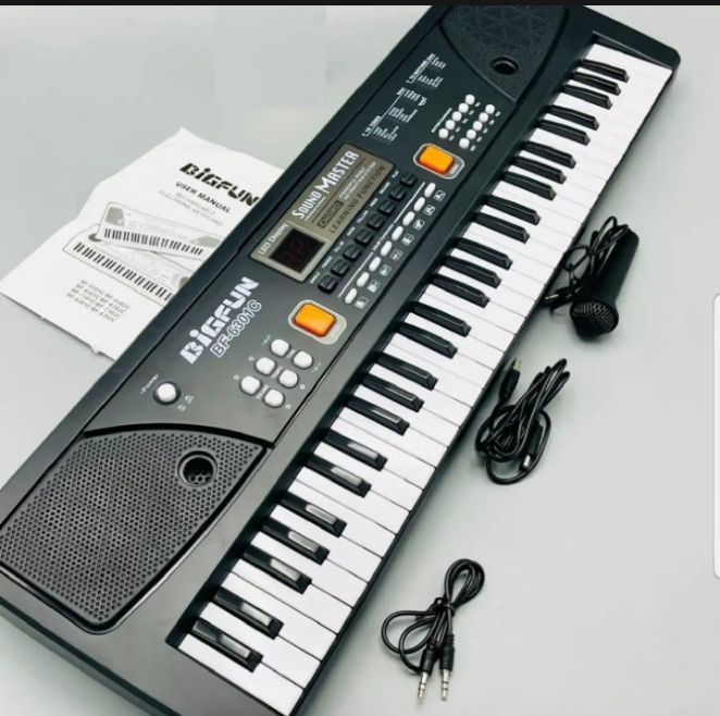 Big Fun 61 keys Keyboard Piano For kid's with microphone portable ...