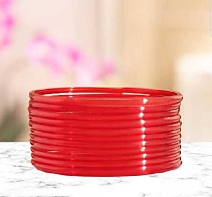 1Darzan Red Glass Bangle/ China Red Glass Bangle/ Glass Bangle ...