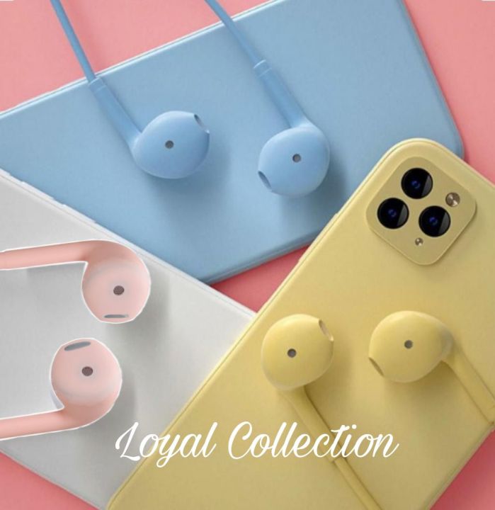 Music U19 Earphone Colorful Matte Earbuds Stereo Wired Earphones with ...