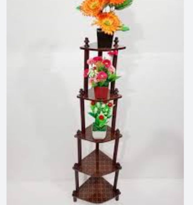 5 Shelf Corner, Multipurpose Wall Corner Table, Partex Corner Stand for ...
