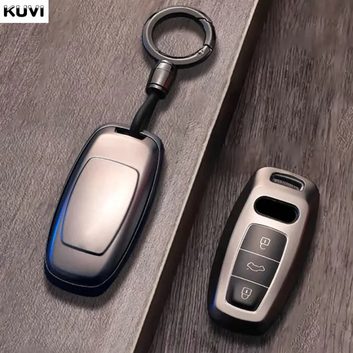 New Gun Grey TPU Car Key Case Shell Fob Protective Cover Fit for Audi ...