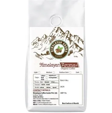 Coffee Beans - Medium Roasted - Himalayan Aroma Coffee - (500gm) - 100% ...
