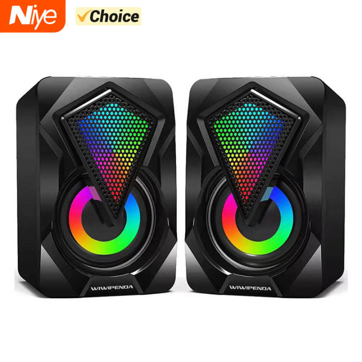 Computer Speaker Deep Bass Sound Loudspeaker USB Mini Audio Speakers ...