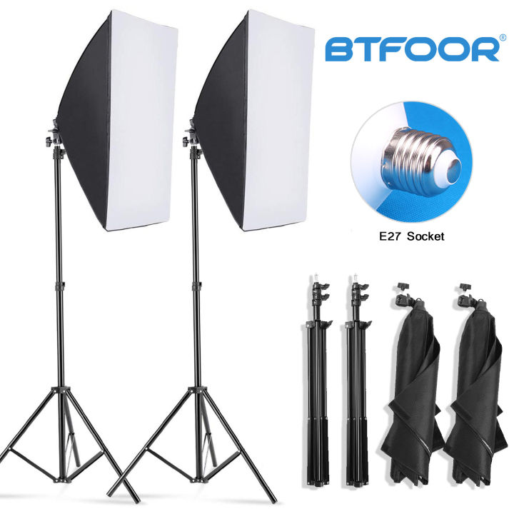 Professional Photography softbox Lighting soft box With Tripod E27 ...