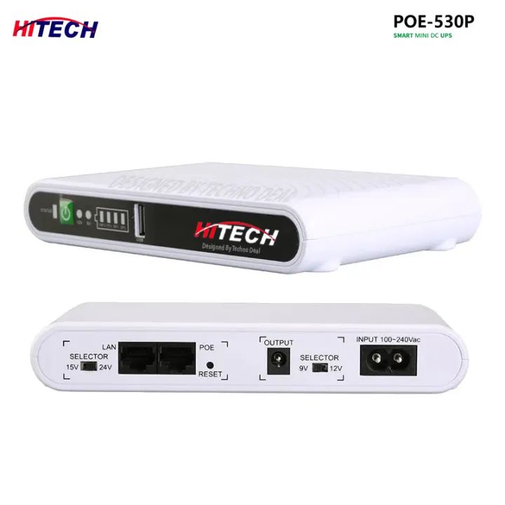 Backup Upto 8 Hours Mini Portable Modem Router UPS Poe Dc Wifi Backup ...