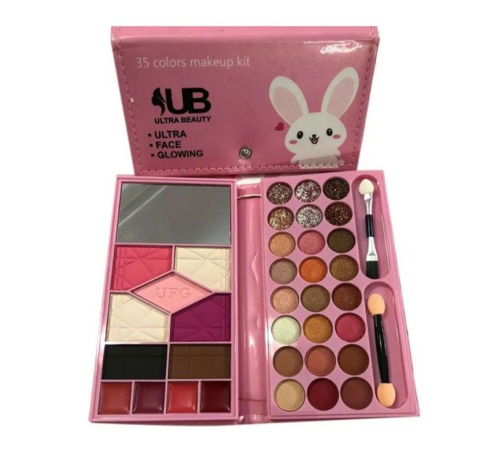 UB Ultra Face Glowing 35 Color Makeup Kit (K 1599) – WOMEN WEARS | Daraz.pk